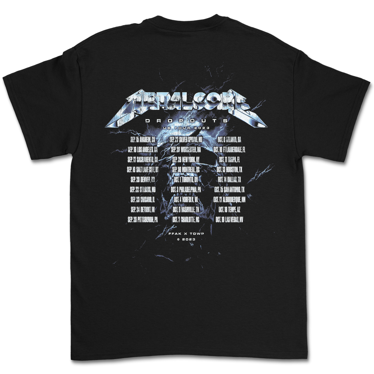 Metalcore Dropouts Tour T-Shirt – Fit For A King